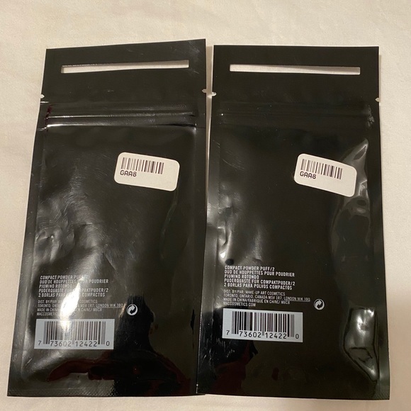 MAC Cosmetics | Makeup | Mac Cosmetics Powder Puff Lot Of 2 Bags 4 ...